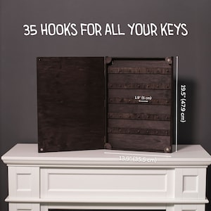 Key Holder for Wall Unique, Key Display Large, Key Cabinet for Wall ...