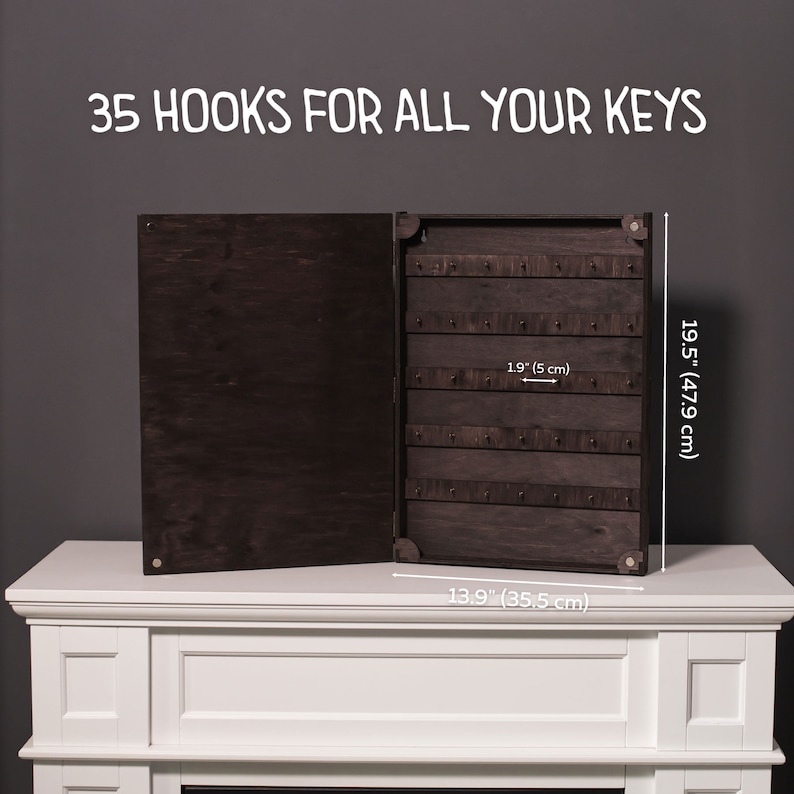 Key Holder for Wall Unique, Key Display Large, Key Cabinet for Wall ...