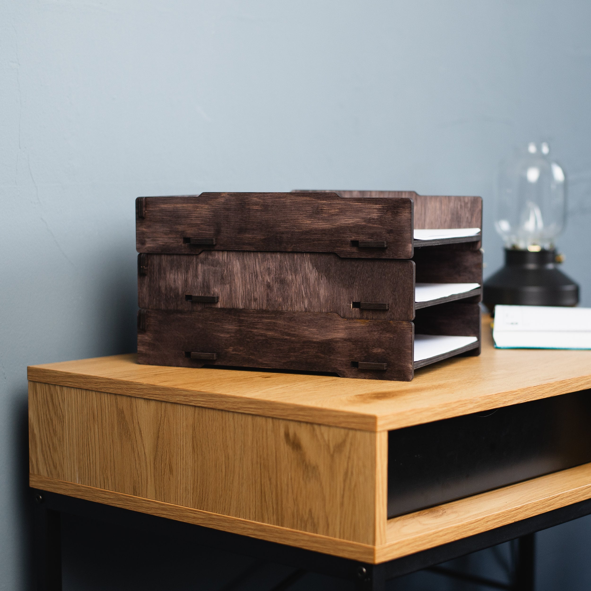 Paper Tray Desk Organizer, Office Desk Organizer, Letter Tray for Desk ...