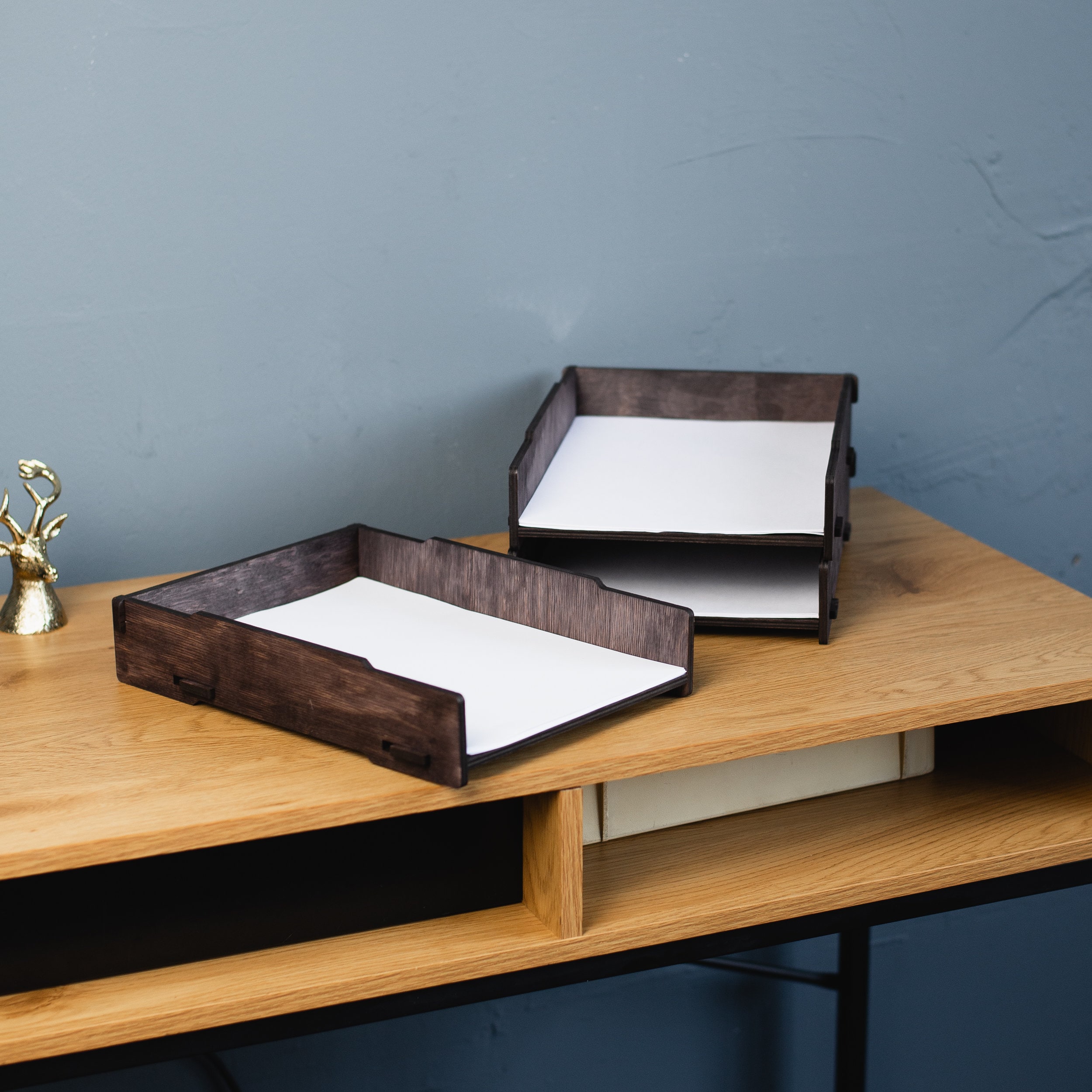 Paper Tray Desk Organizer, Office Desk Organizer, Letter Tray for Desk ...
