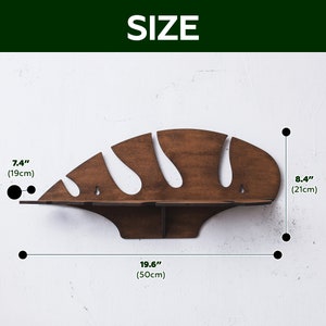Monstera Shelf, Monstera Leaf Shelf, Monstera Leaf Rack, Minimalist ...