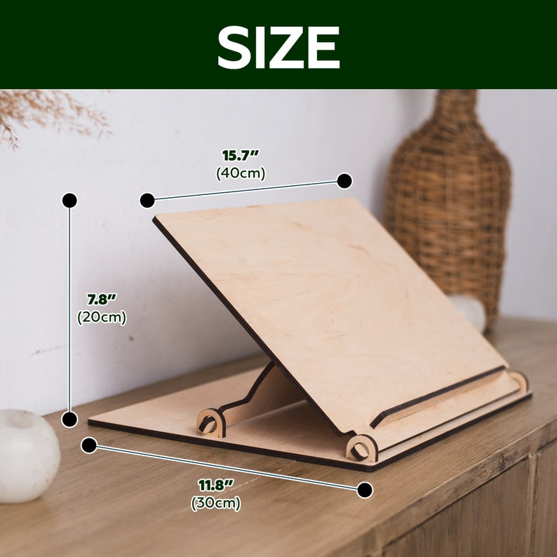 Adjustable Book Stand, Book Stand for Reading, Portable Book Stand ...