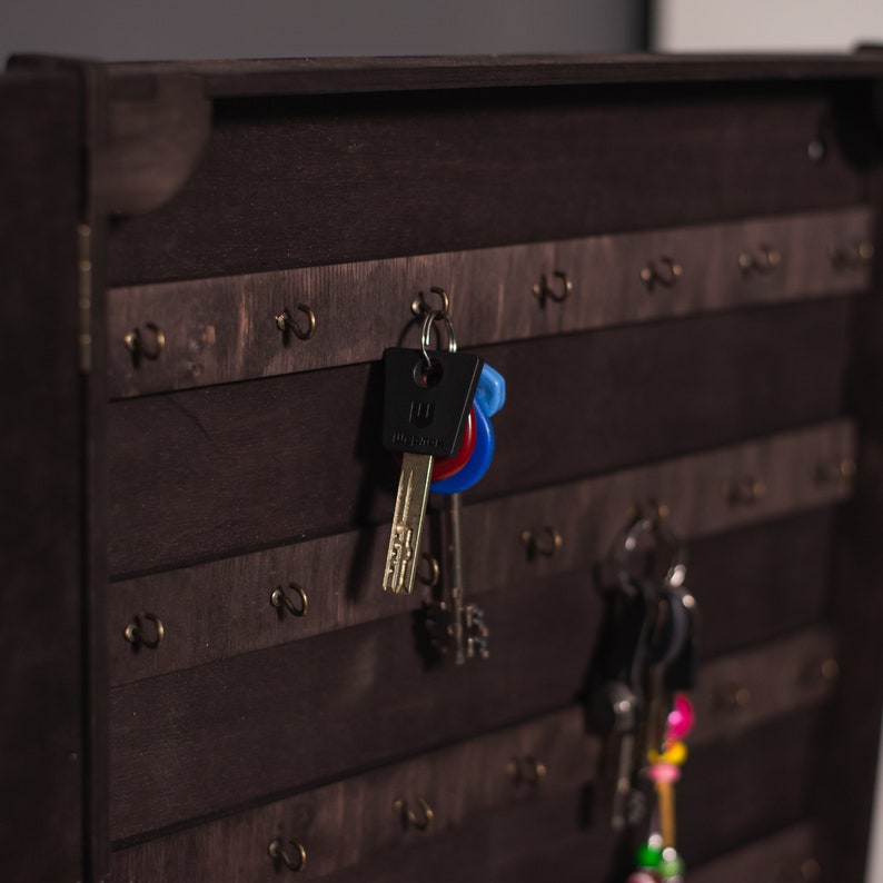 Key Holder for Wall Unique, Key Display Large, Key Cabinet for Wall ...