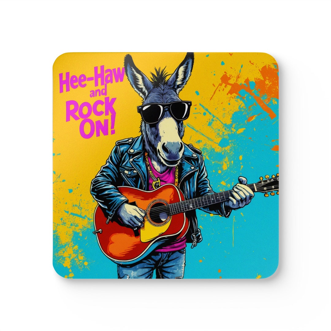 Rockstar Donkey Coaster Set Heehaw and Rock On - Etsy