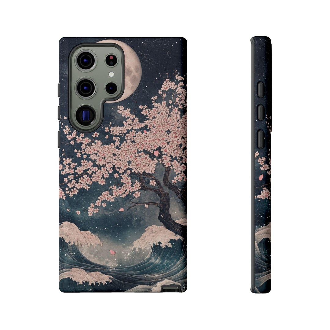 Cherry Blossom Night Sky Case for Samsung and Google Pixel: Traditional ...