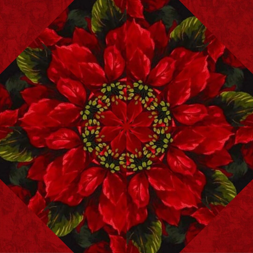 Pre Cut Quilt Kit, Kaleidoscope Quilt Block Kit / Stack N Whack Pre Cut ...