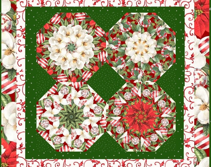 Pre-cut Wall Hanging Kit - Kaleidoscope Quilt Block Kit - Stack N Whack ...