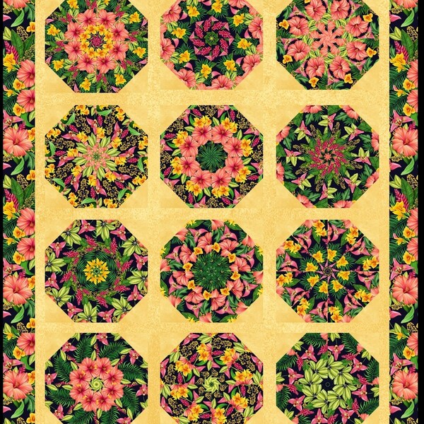 Tropical Quilt Patterns - Etsy