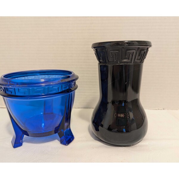 Greek Key Vase - Etsy