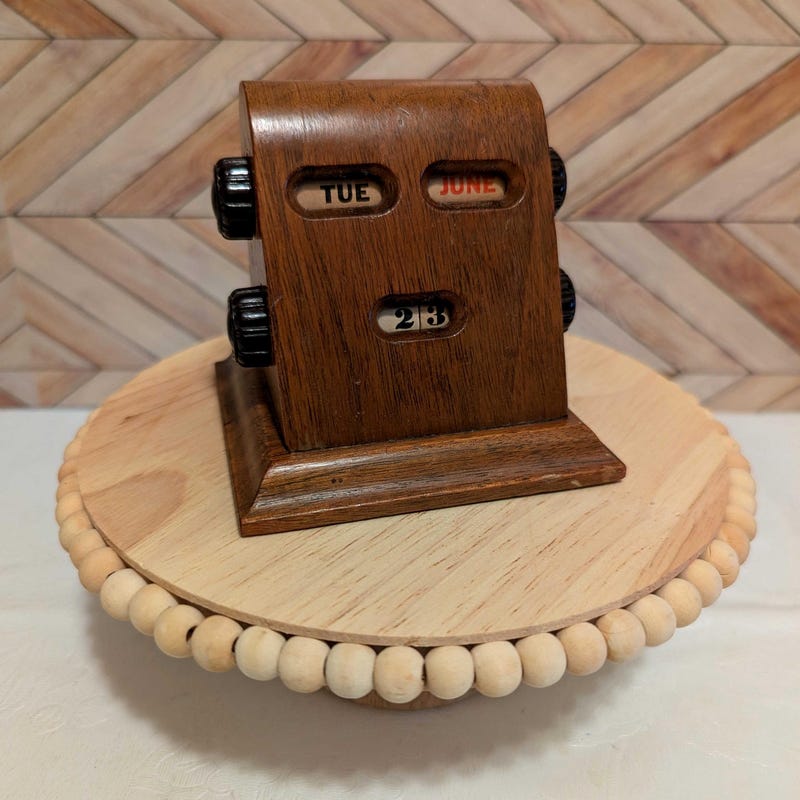 Mechanical Calendar - Etsy