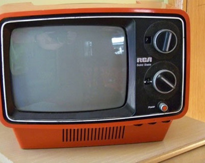 Rad Little Red Vintage TV RCA Sportable Portable TV From 1975 - Etsy