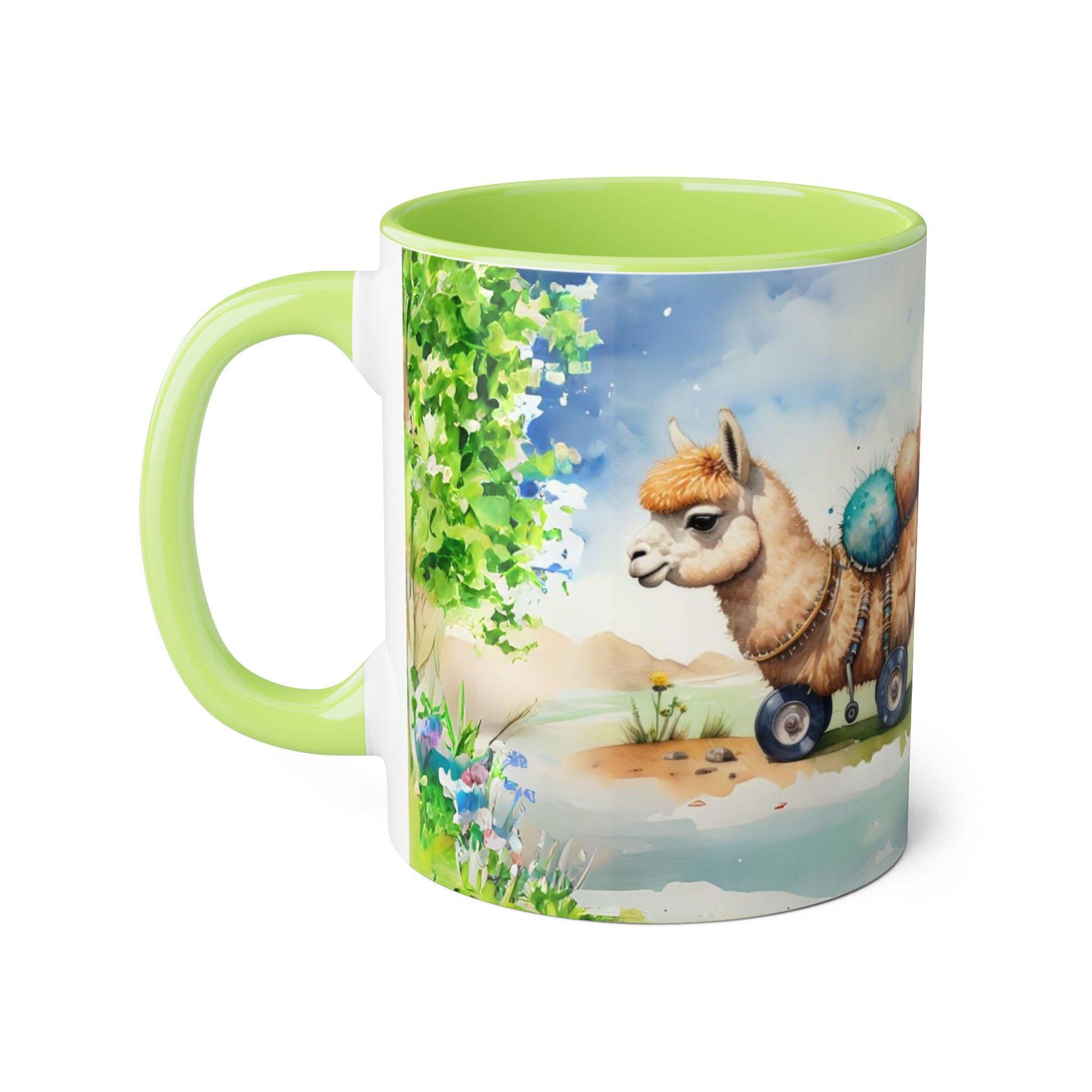 Caterpillar Alpaca Inspired Artistic Mug | Unique Design | Gift for ...