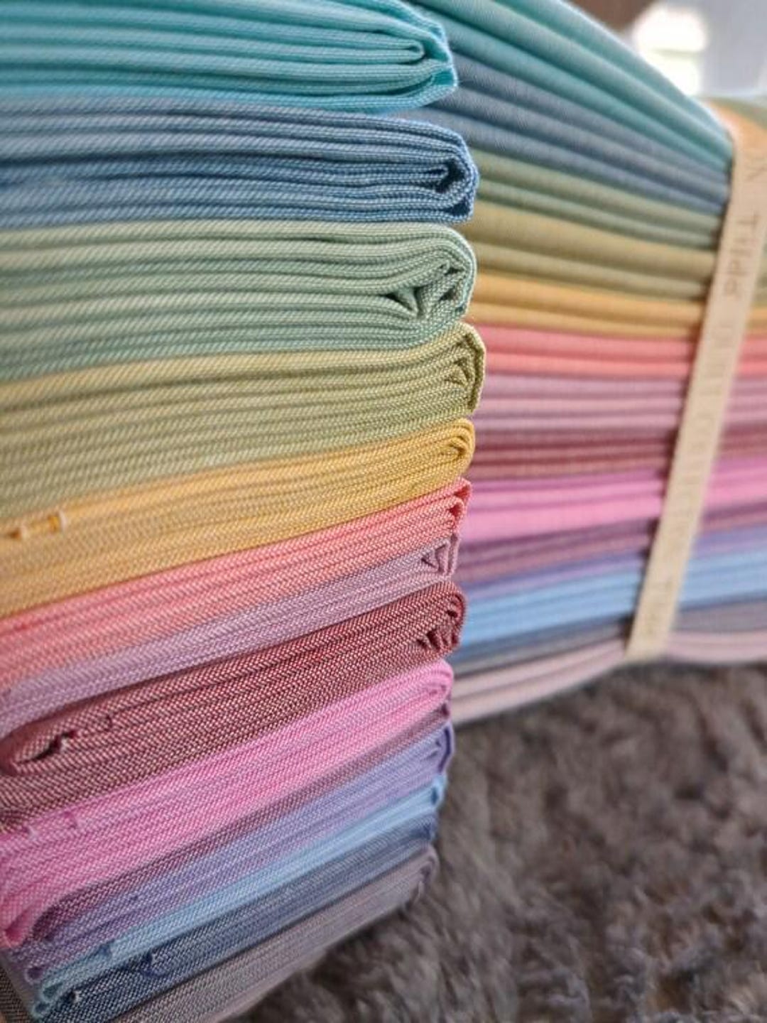 Tilda Fabric Chambray Fat Quarter Bundle Fabric for Quilters Quilting ...