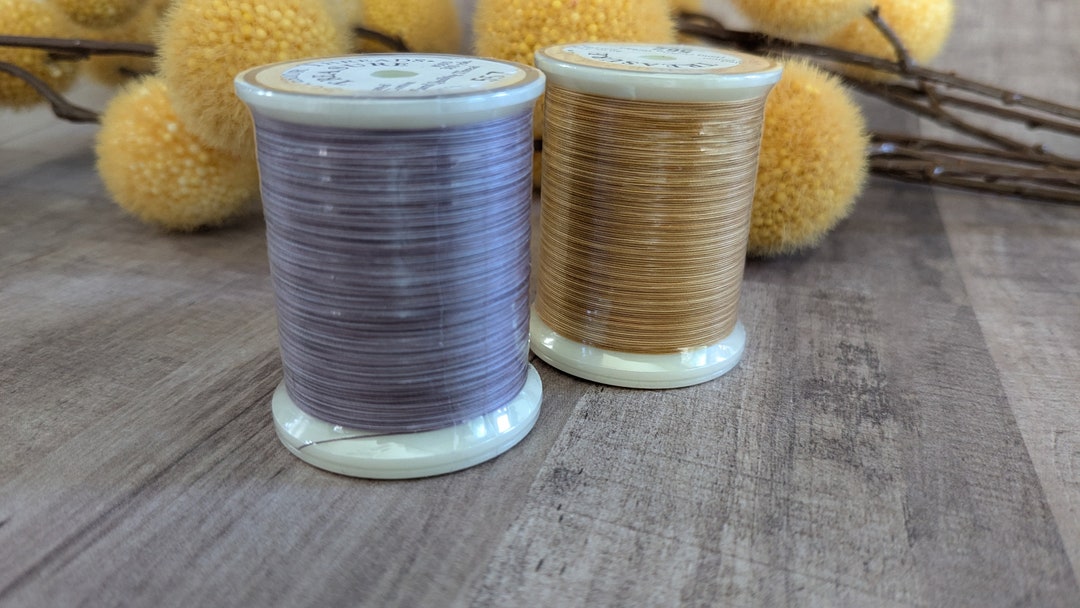 Hand Quilting Thread, Variegated Purple or Gold Cotton Thread, Strong ...