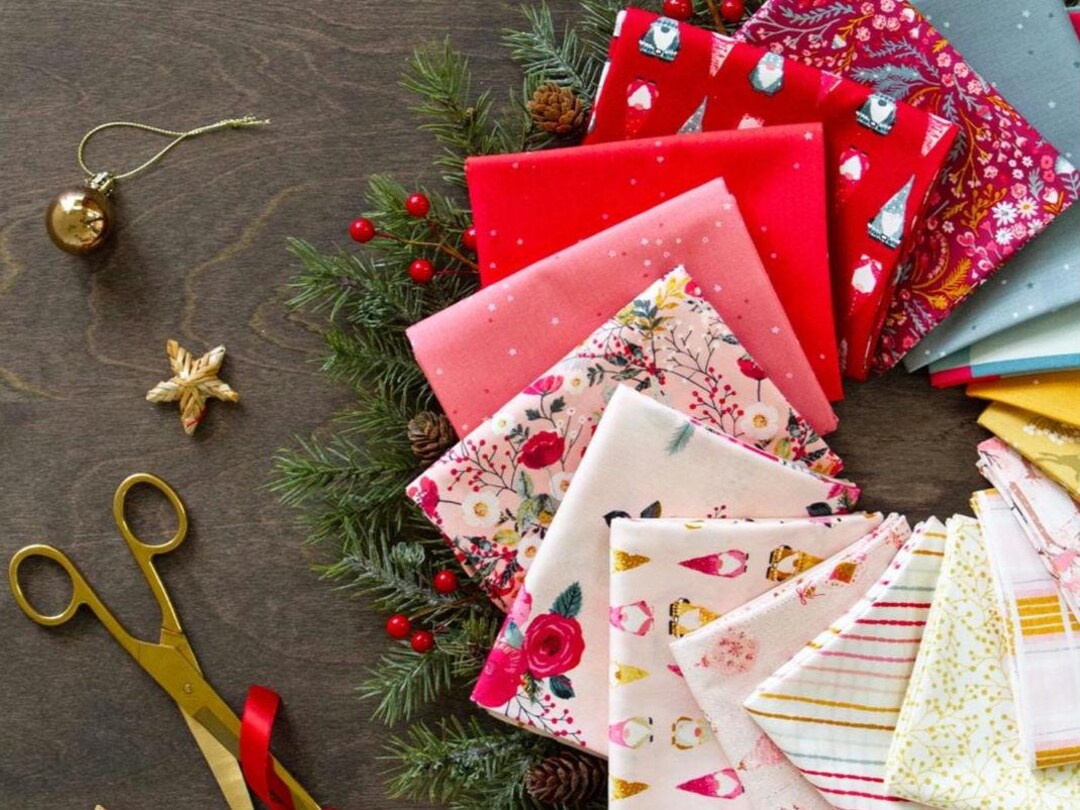 Art Gallery Christmas Fat Quarter Bundle | Holiday Cotton Fabric for ...