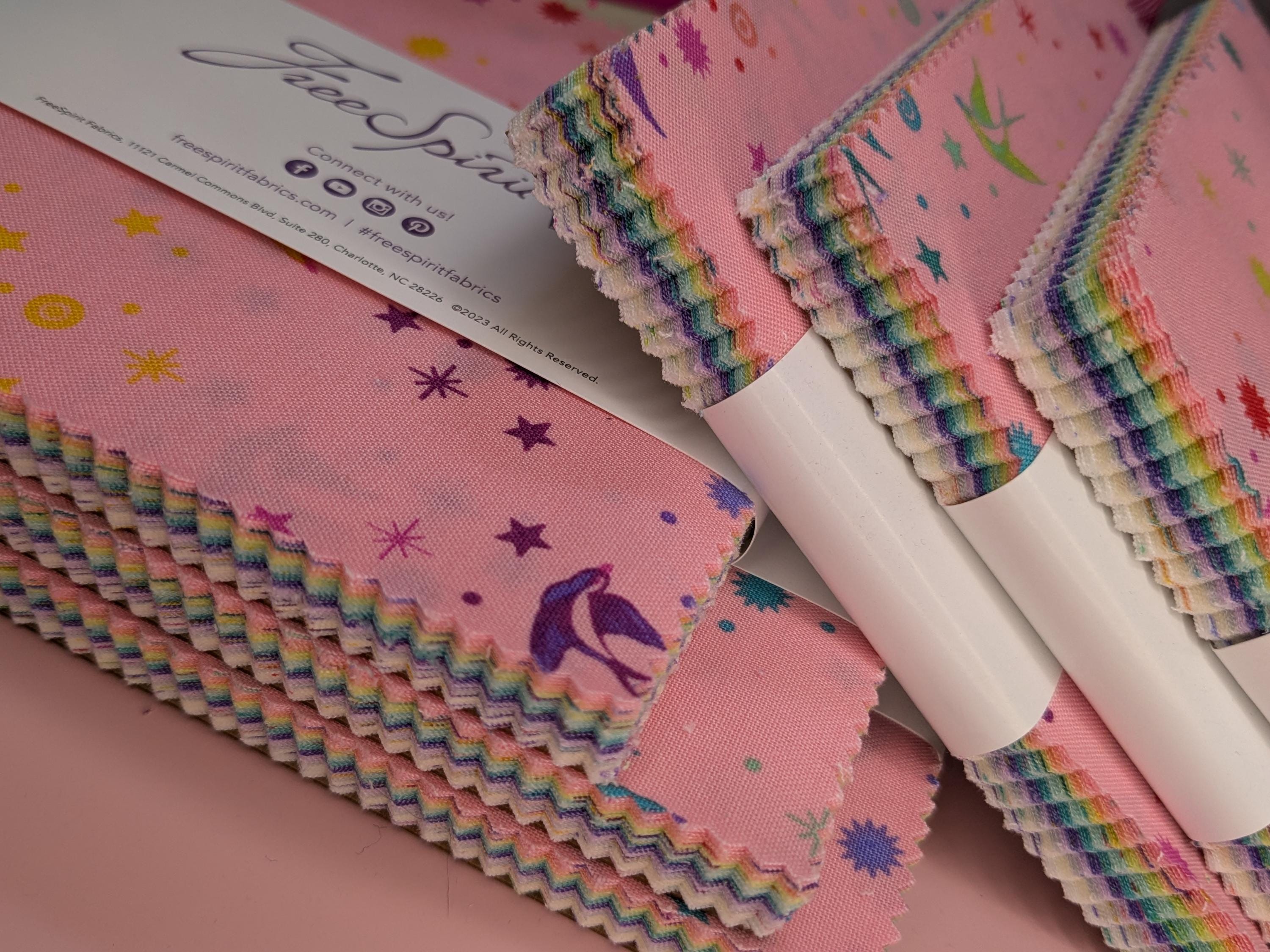 Tula Pink Fabric Charm Packs for Quilters Quilting, Patchwork, and ...