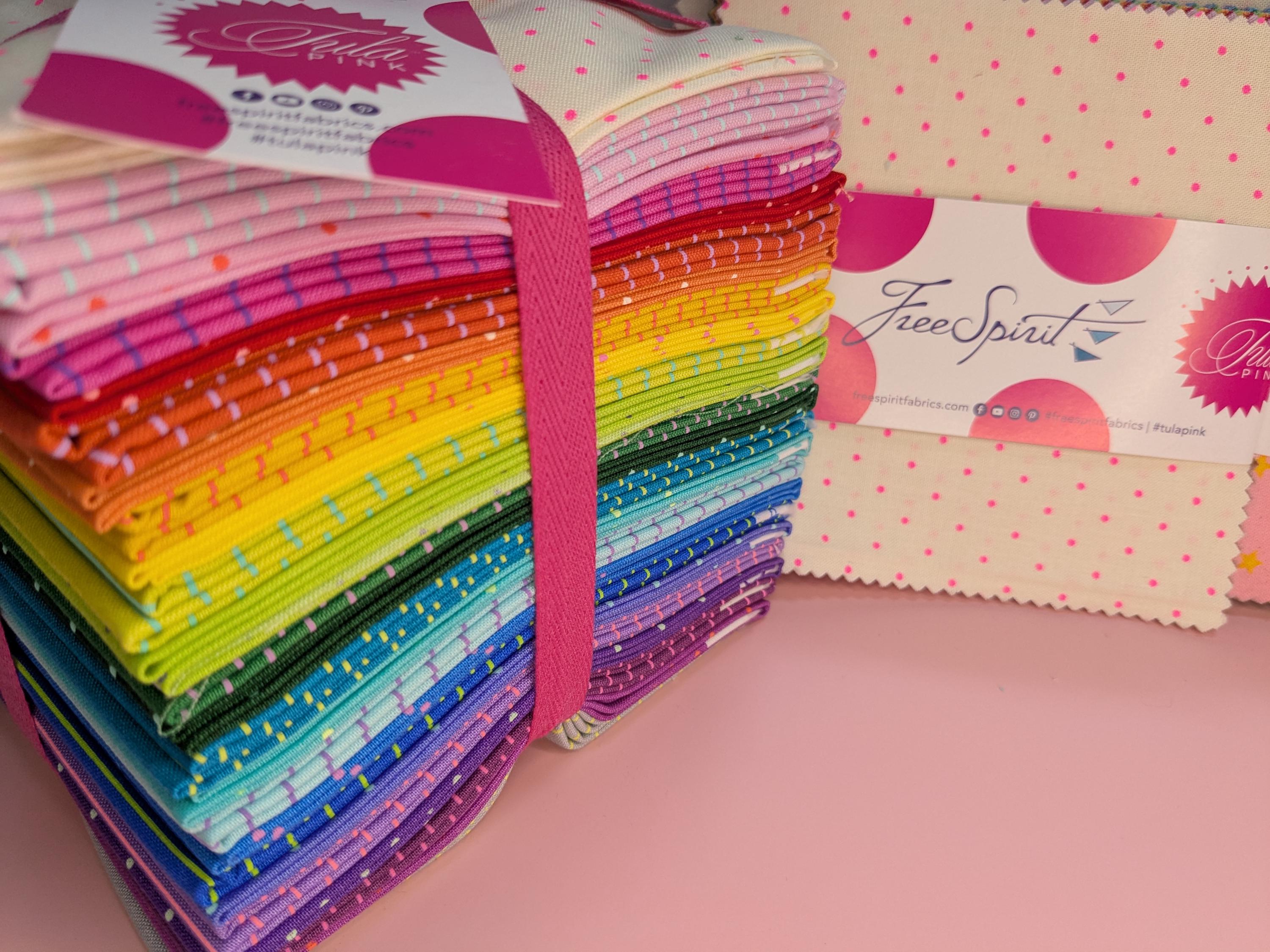 Tula Pink Fabric Charm Packs for Quilters Quilting, Patchwork, and ...