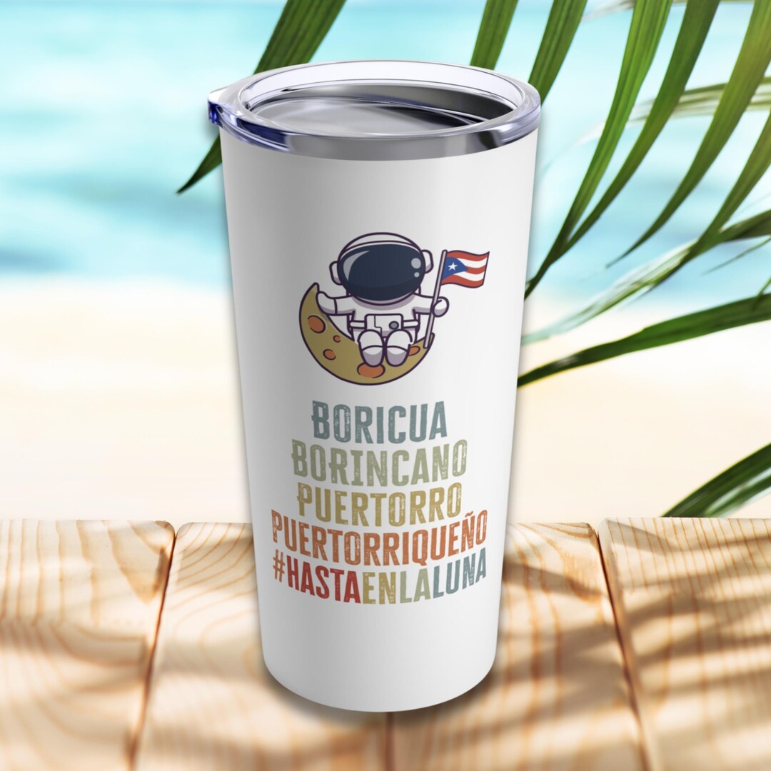 Puerto Rico Tumbler Cup Boricua Gift for Puerto Rican Friend Gift for ...