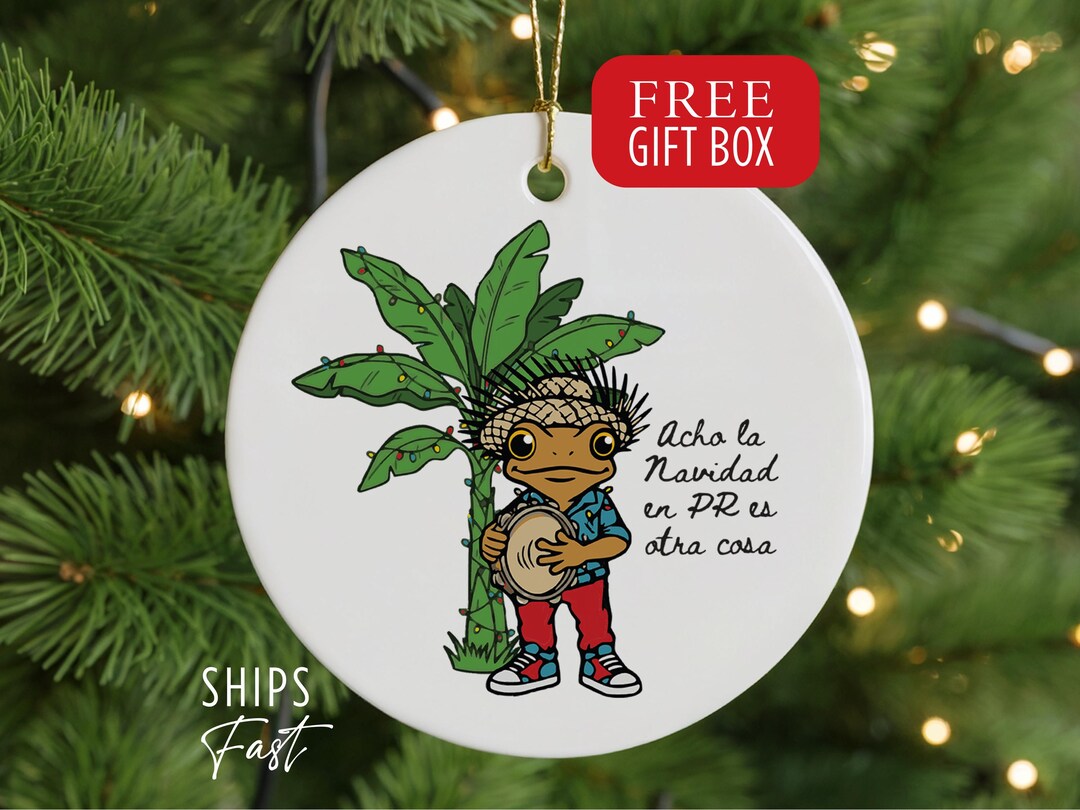 Puerto Rico Christmas Ornament La Navidad En PR Es Otra Cosa Puerto ...