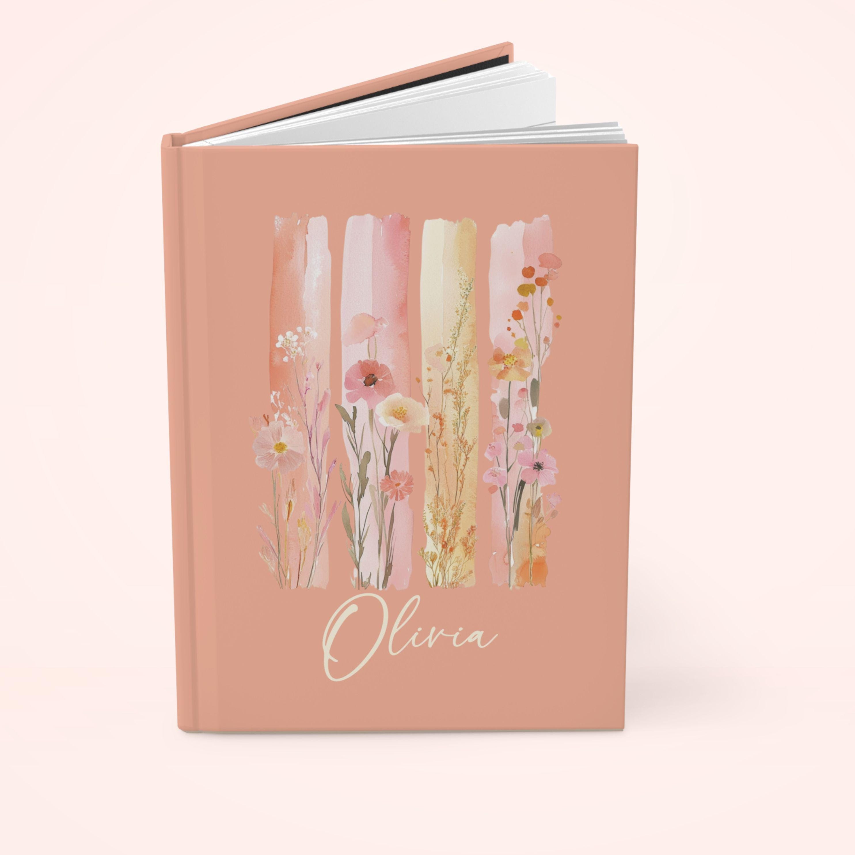 Wildflowers Watercolor Art Custom Notebook Flower Lover Gift Floral ...