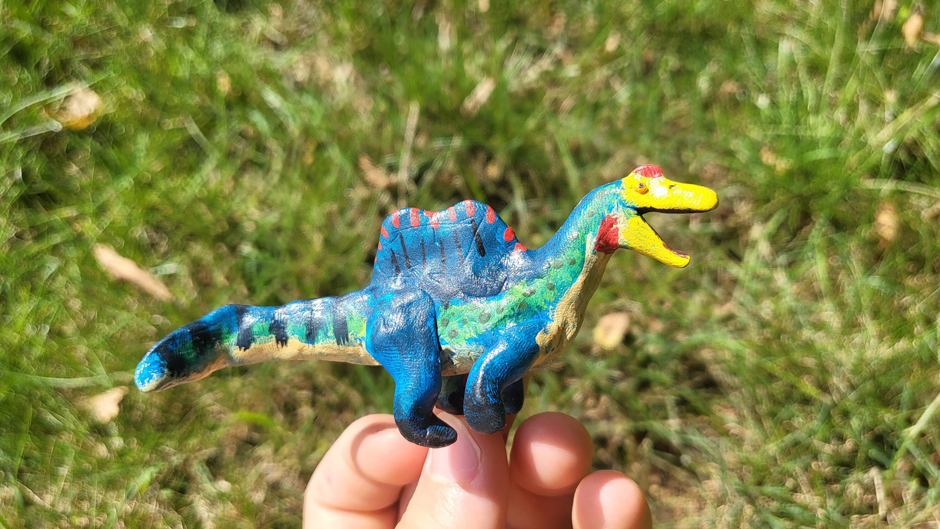 Spinosaurus Sculpture| Clay Dinosaur Sculpture - Etsy