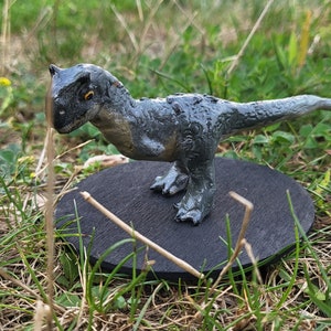 Gray Carnotaurus Sculpture | Clay Dinosaur Sculpture - Etsy