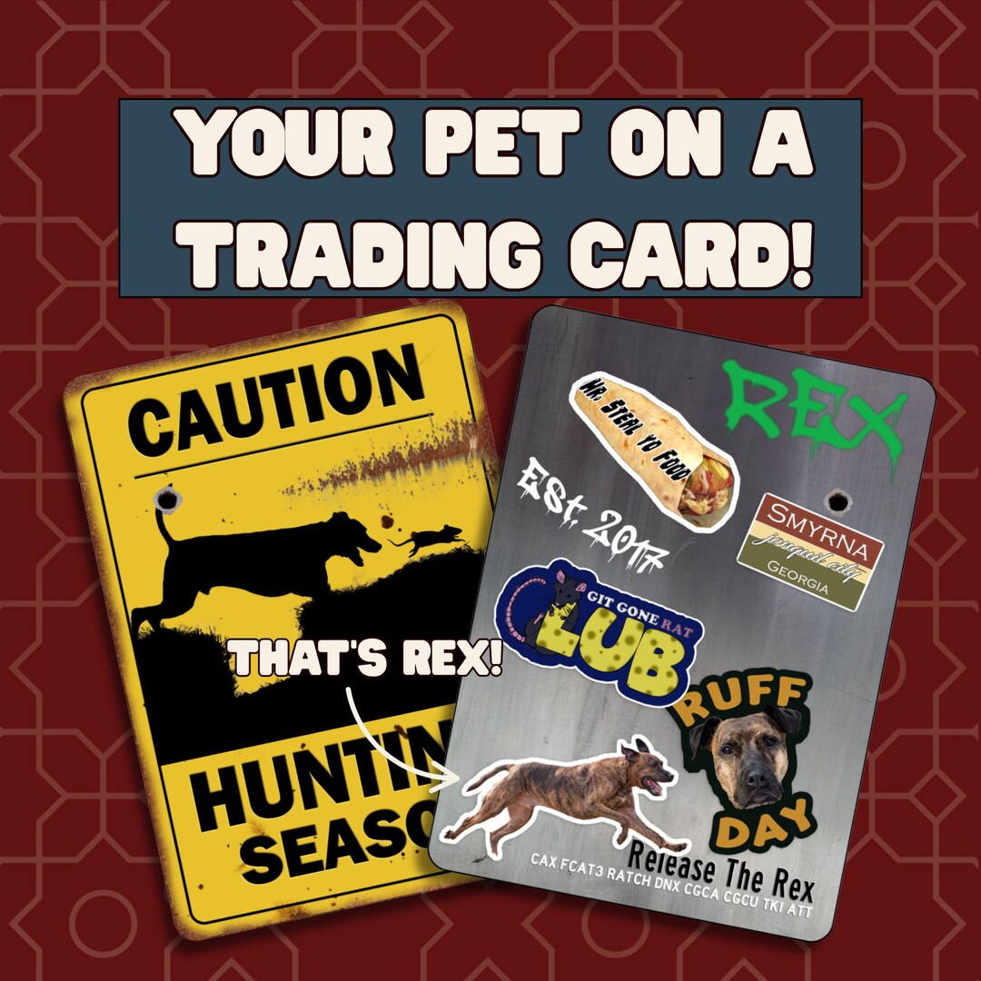Collectible Pet Trading Cards | Fully Custom | Double Sided - Etsy