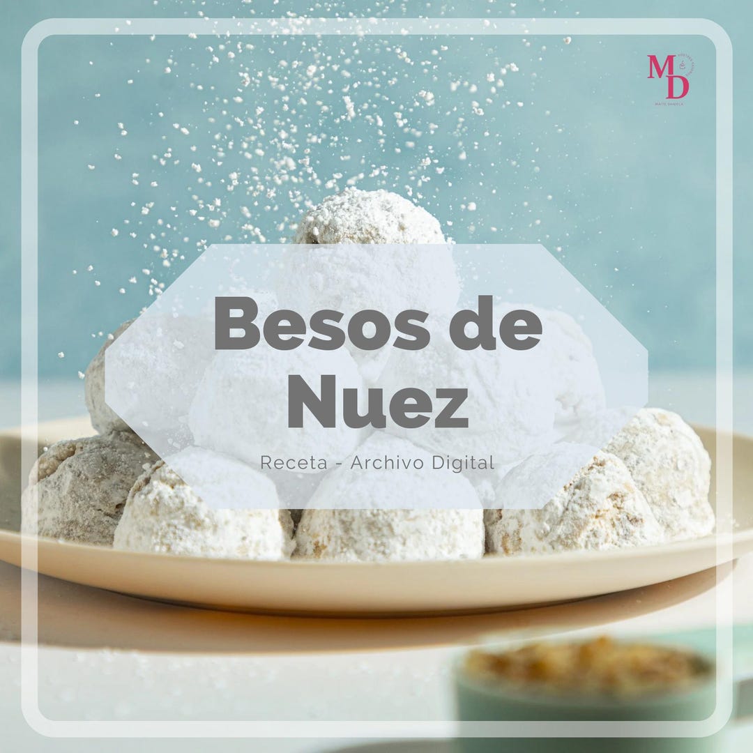 Walnut Kisses Recipe - Etsy