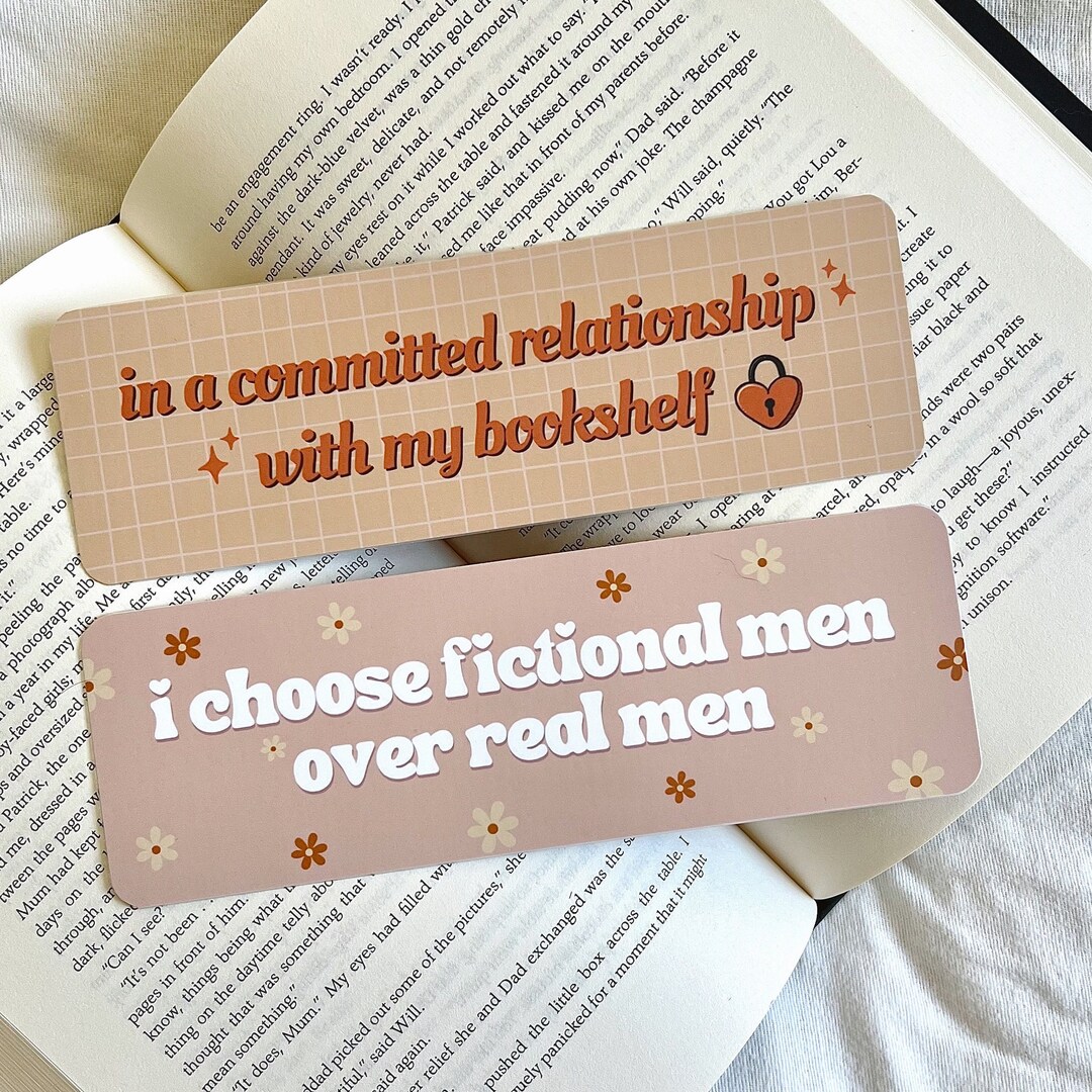 Relatable Bookish Phrases Bookmark - Etsy