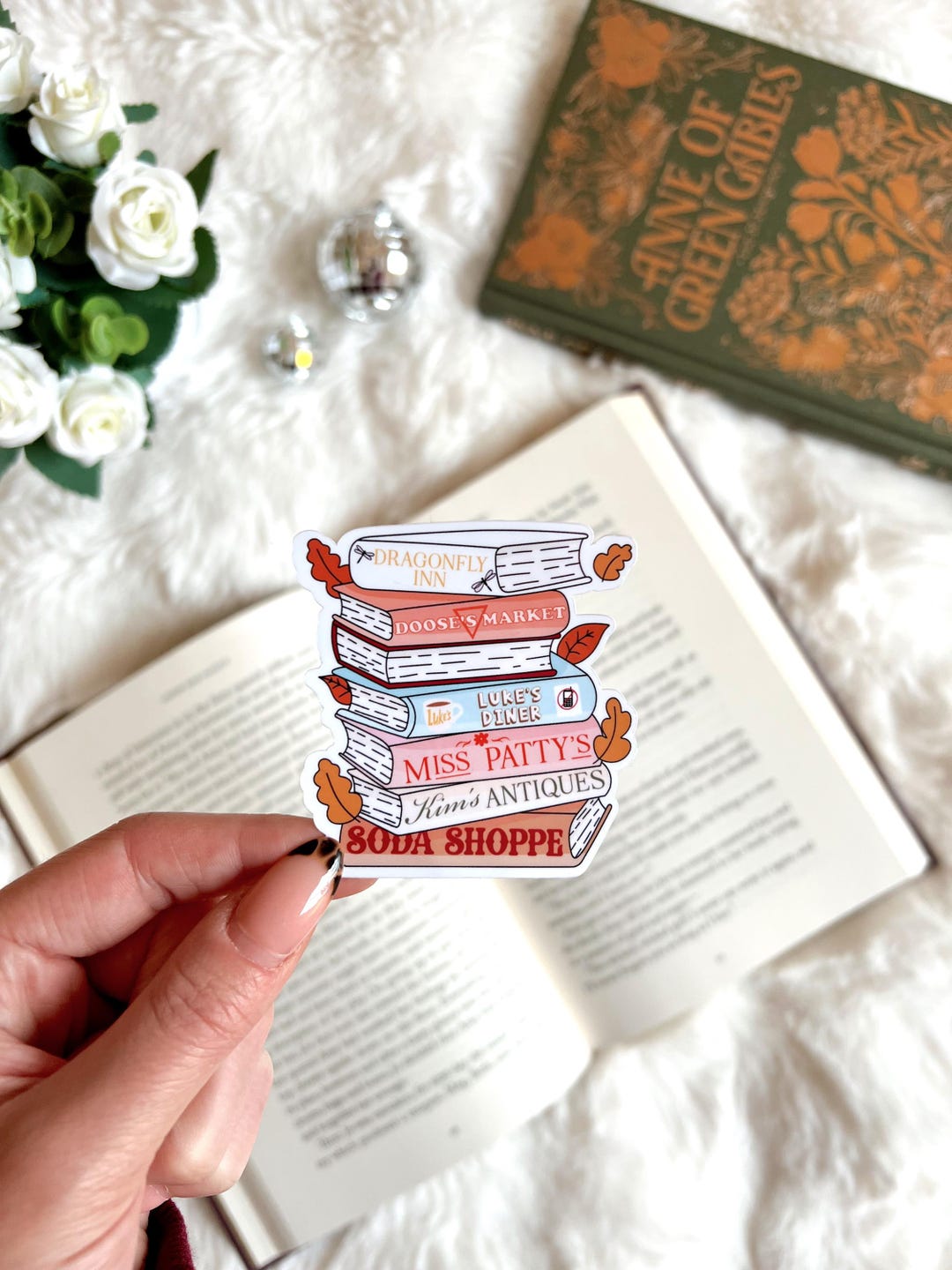 Gilmore Girls Book Stack Sticker - Etsy