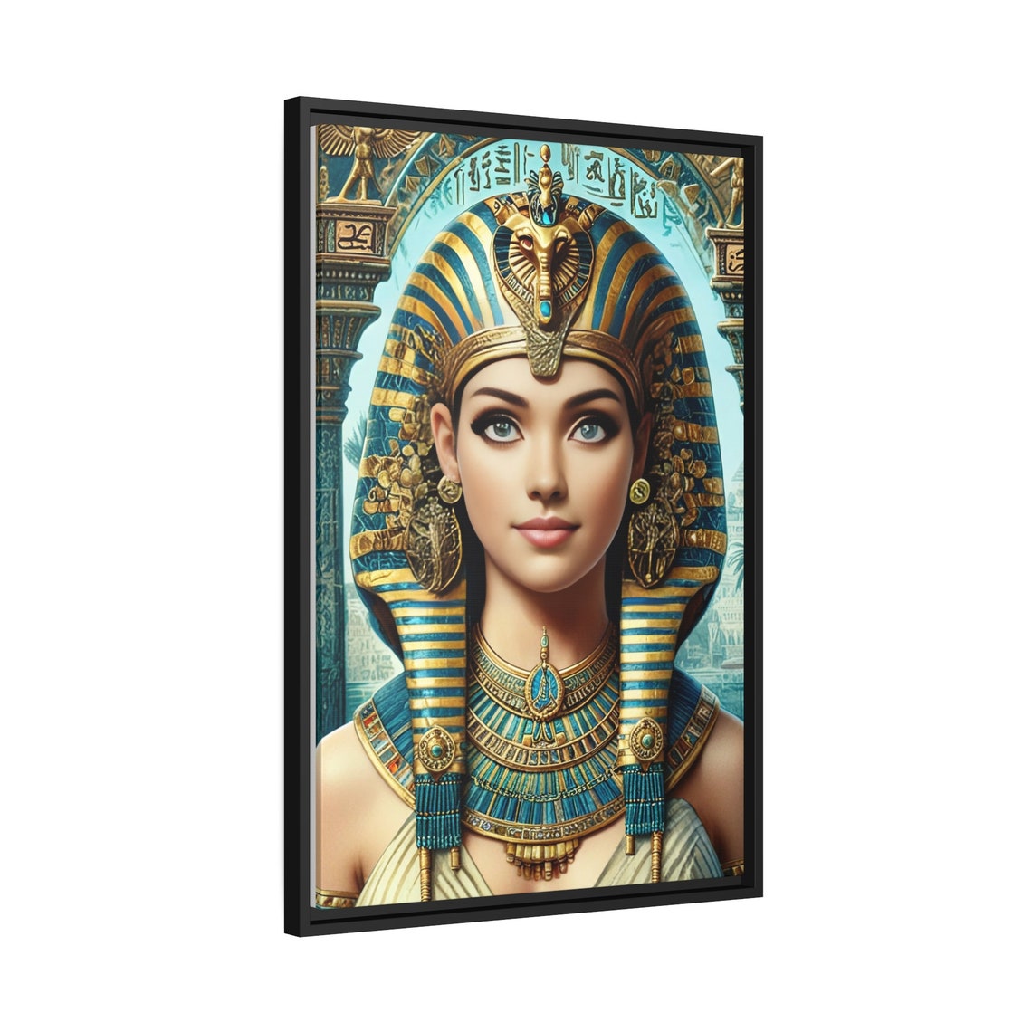 Ai-generated Cleopatra Custom Canvas Art Print - Etsy