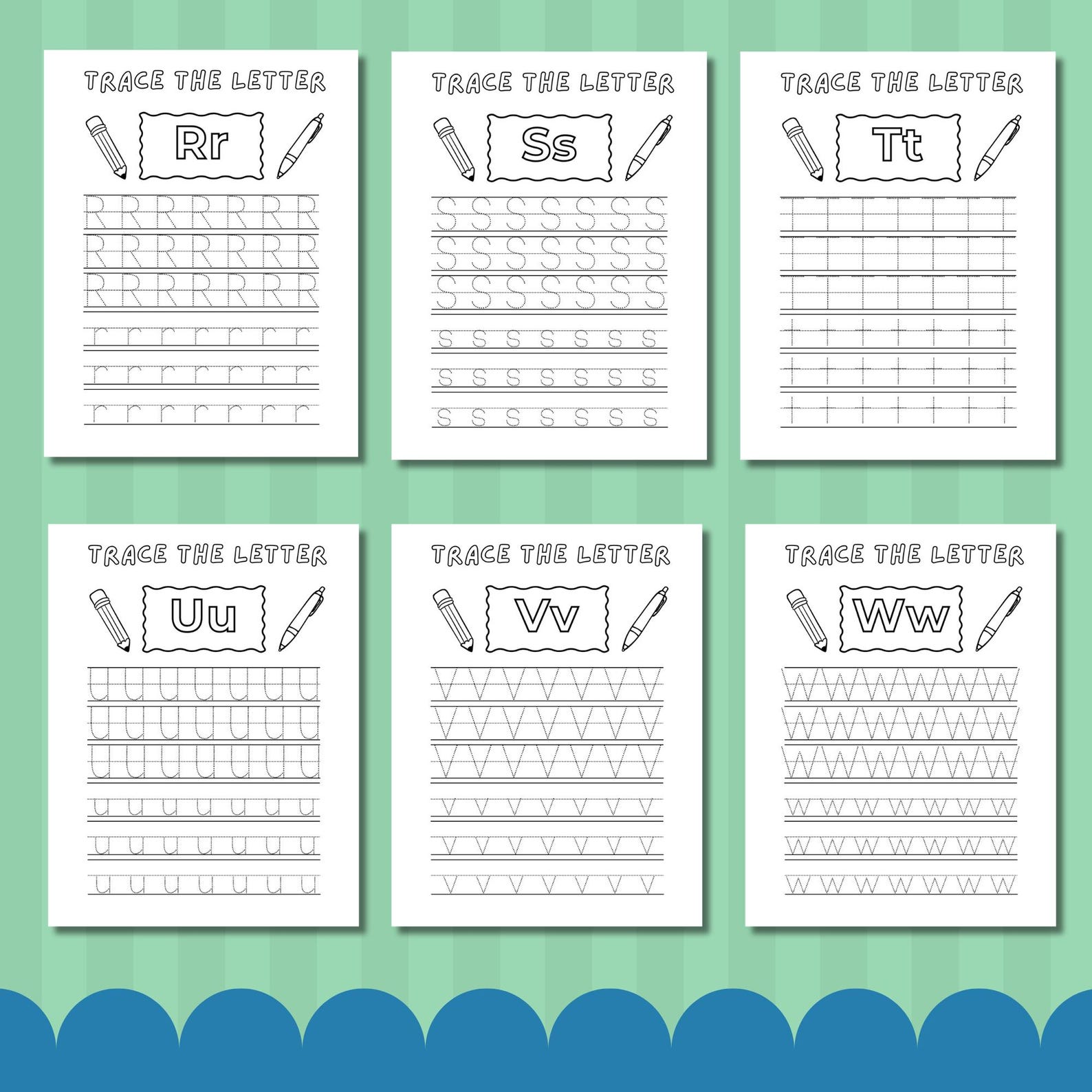 Alphabet Tracing Worksheets - Alphabet Practice Pages - Handwriting ...