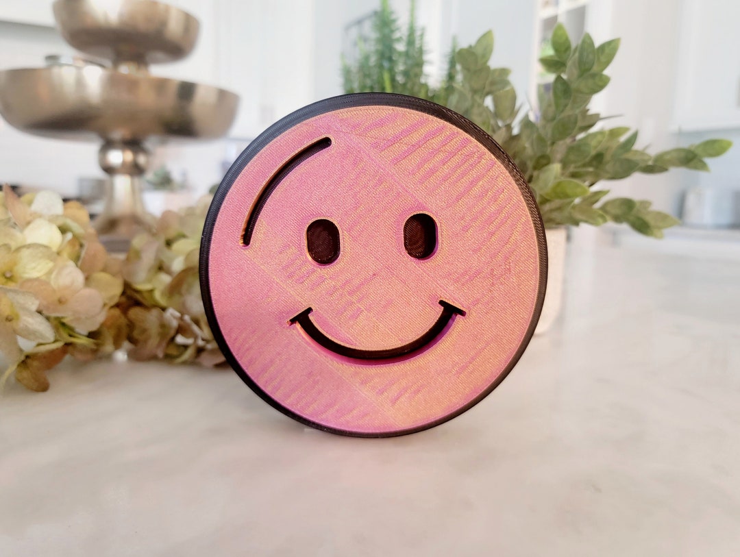 Emoji Smile Happy Face Kids Teen Wall Decor Hanging Desk Accessory ...