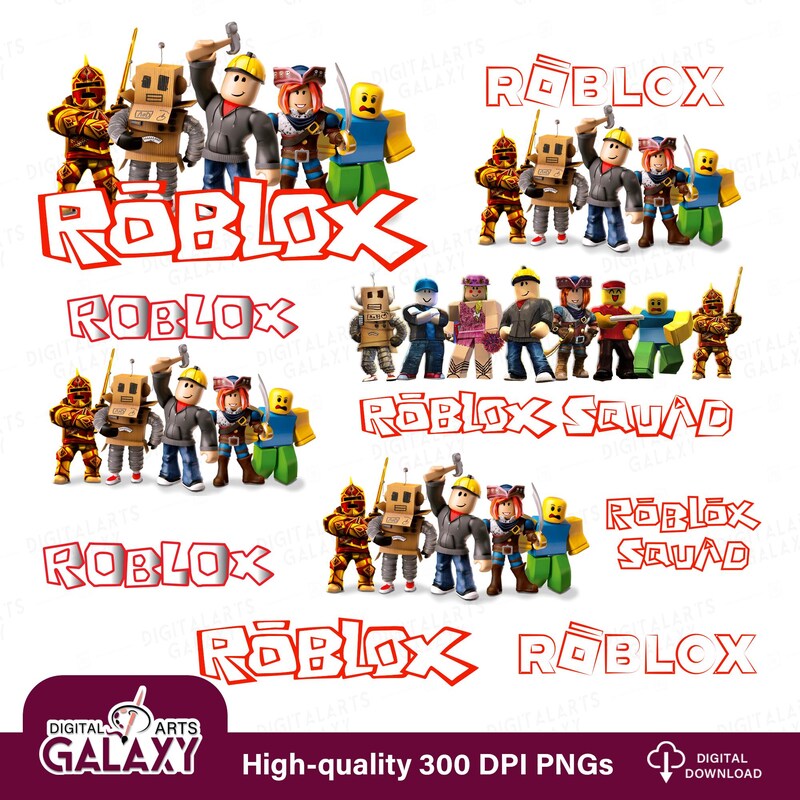 Roblox Characters Png - Etsy