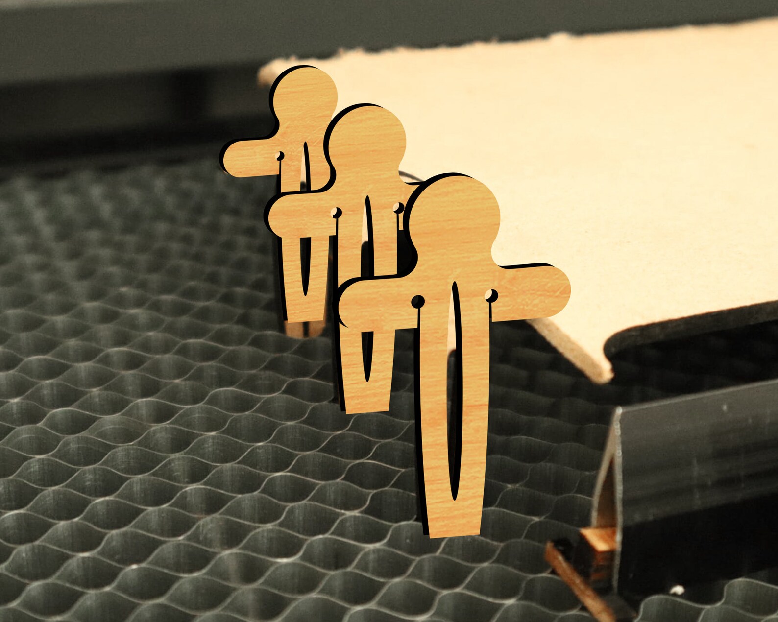 Honeycomb Bed Pin Size Test Tool, Crumb Tray Pins, Honeycomb Pins SVG ...