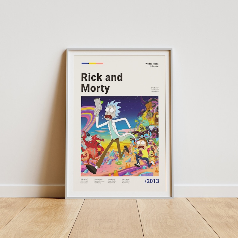 Rick and Morty Poster - Etsy