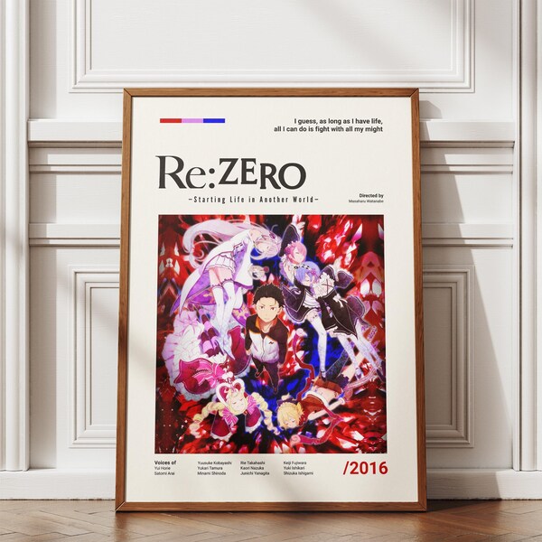 Re Zero Posters - Etsy