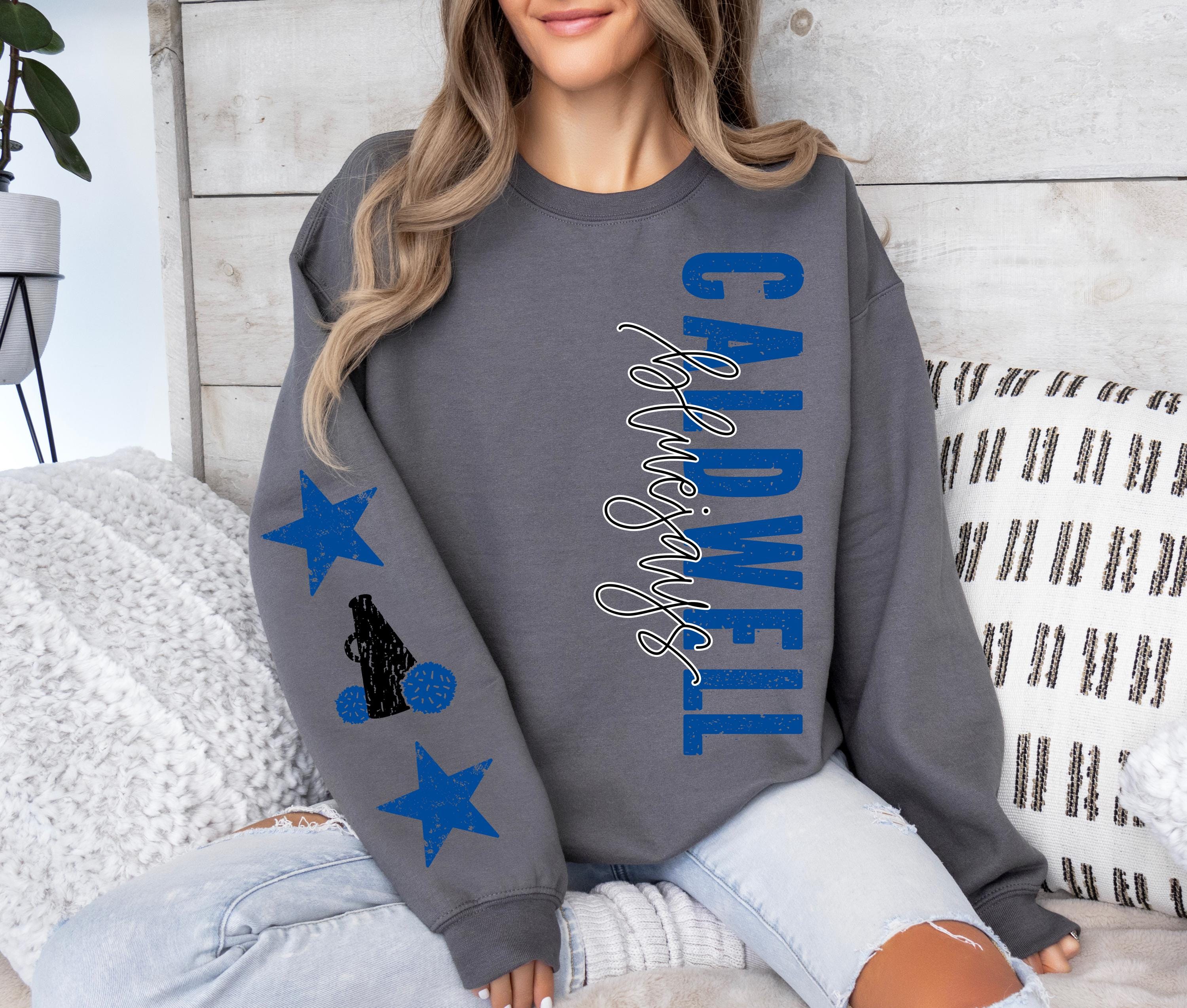 CUSTOMIZABLE Vertical CHEER Mascot Design PLUS Sleeve Spirit Wear ...