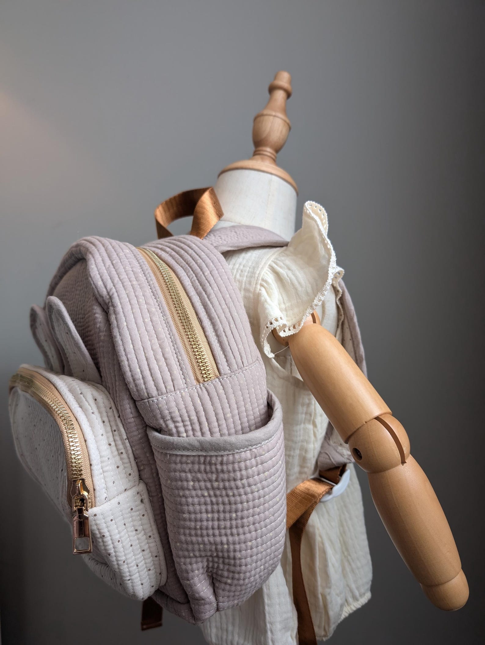Casey Personalized Handmade Upcycled Backpack for Kids – Unique Quilted ...