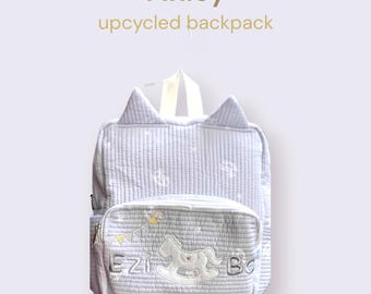 Andie Personalized Handmade Upcycled Backpack for Kids – Unique Quilted ...