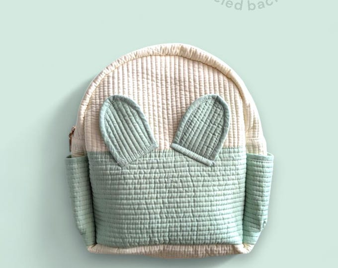 Andie Personalized Handmade Upcycled Backpack for Kids – Unique Quilted ...