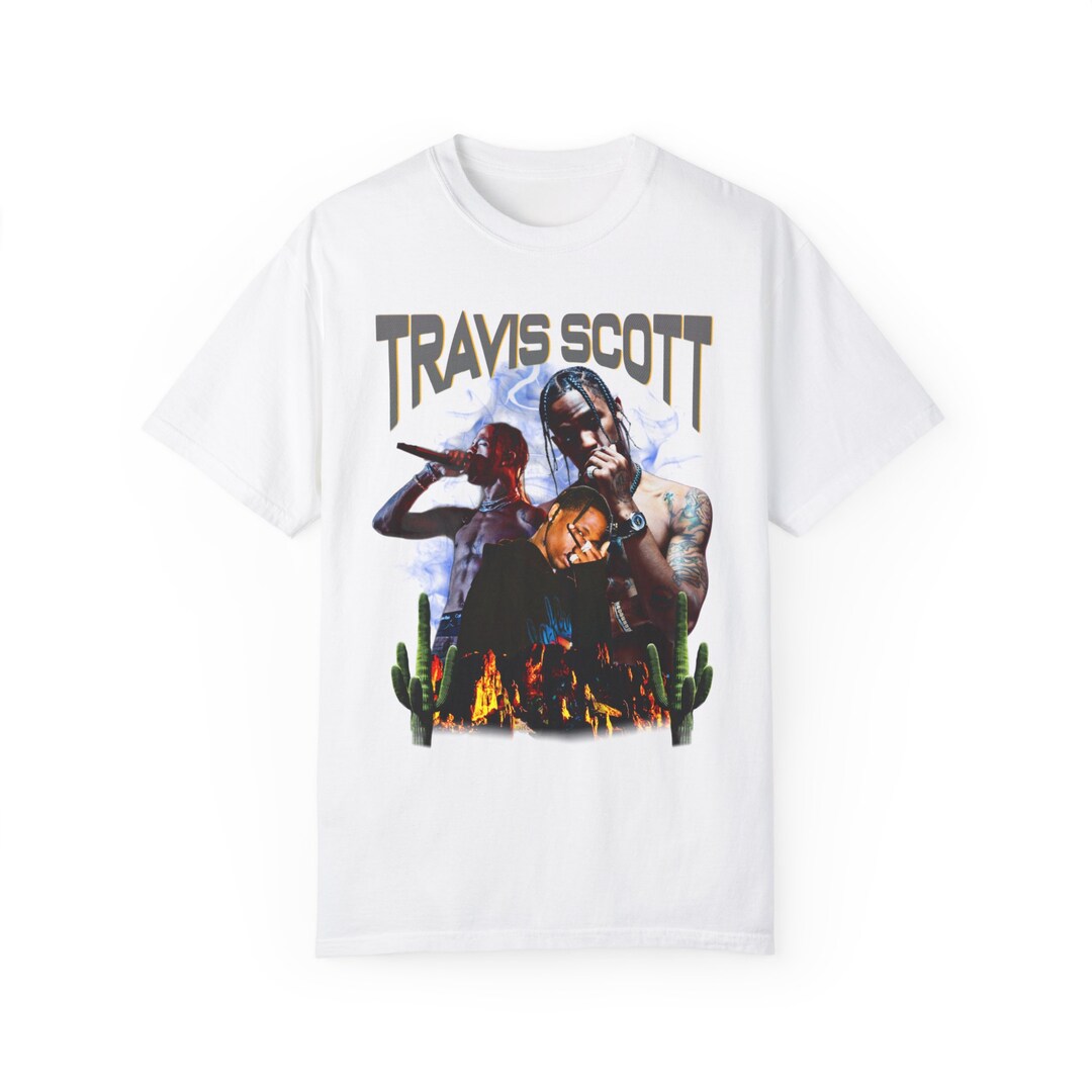 Travis Scott Vintage Bootleg Graphic Tee - Etsy