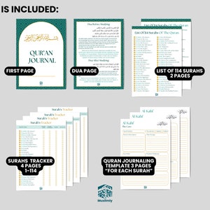 Quran Journal Digital, Quran Study, Quran Tracker, Muslim Planner ...