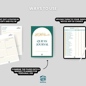 Quran Journal Digital, Quran Study, Quran Tracker, Muslim Planner ...