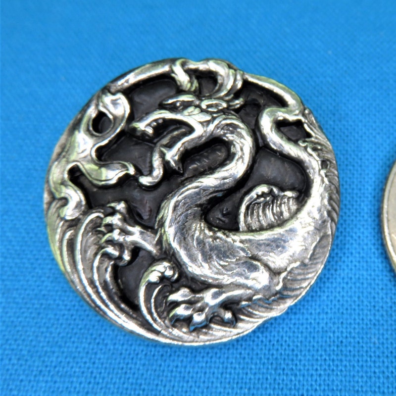Dragon Button - Etsy