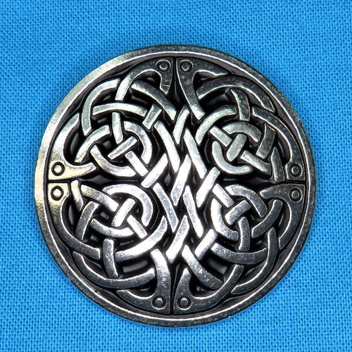 Celtic Trinity Knot Button Trefoil Medium 1 - Etsy