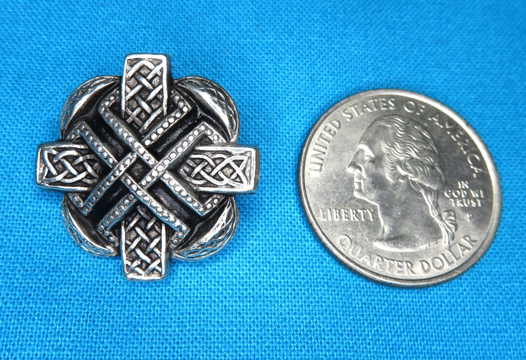 Celtic Cross Button, 15/16 - Etsy