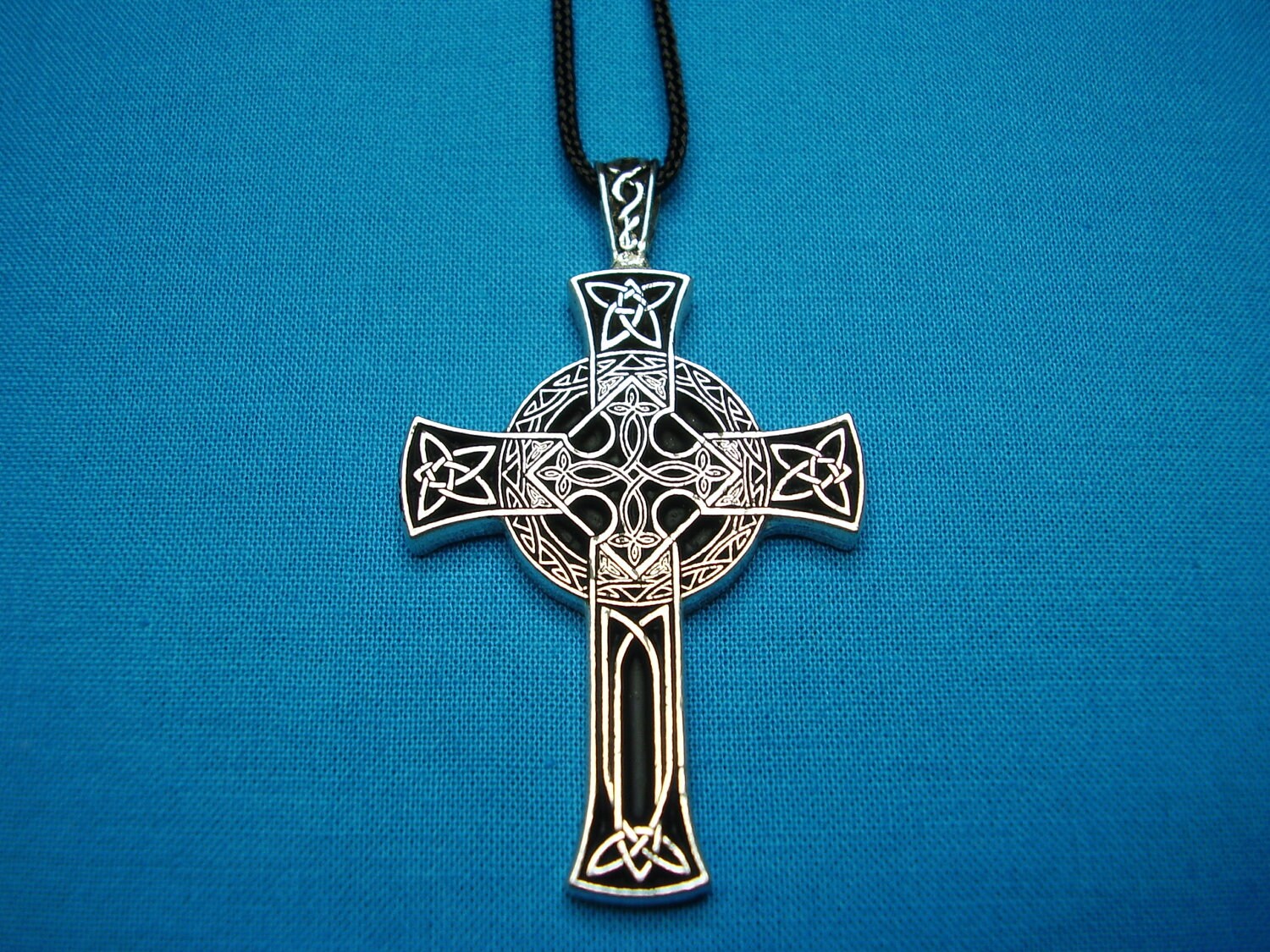 Celtic Cross Small Celtic Cross Necklace the Bellamy - Etsy
