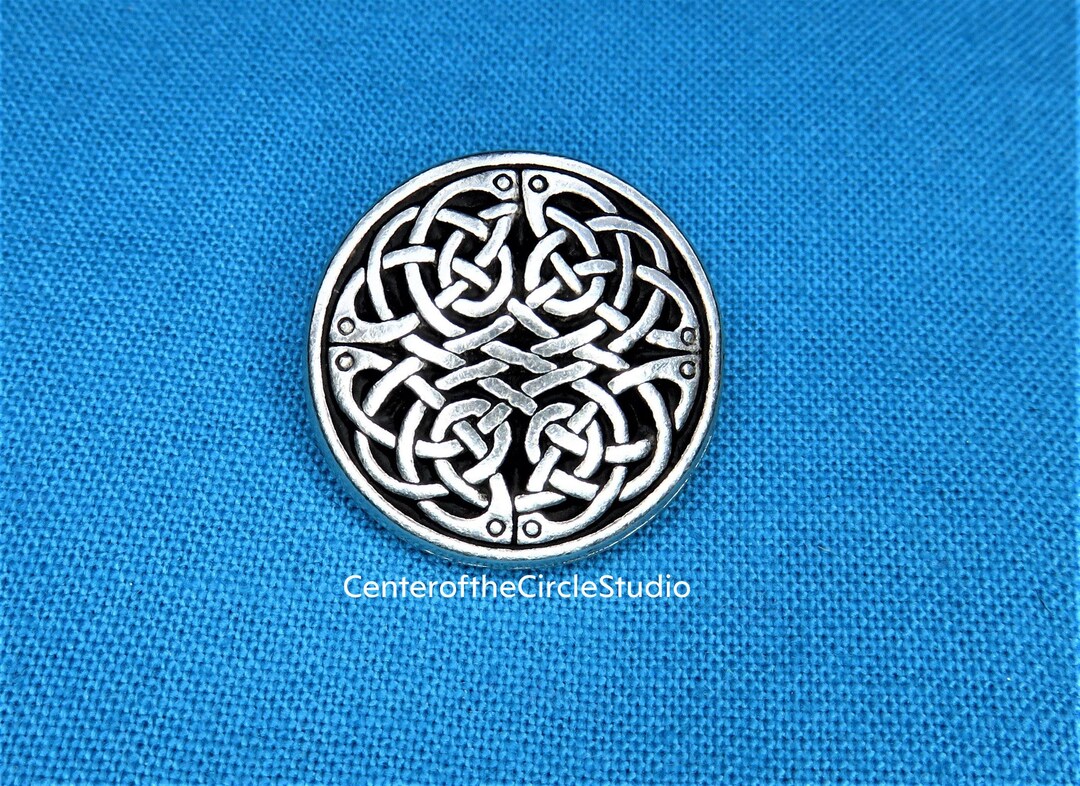 Celtic Knot Concho, 3/4", Irish Celtic Knot Work Chicago Screw Back ...