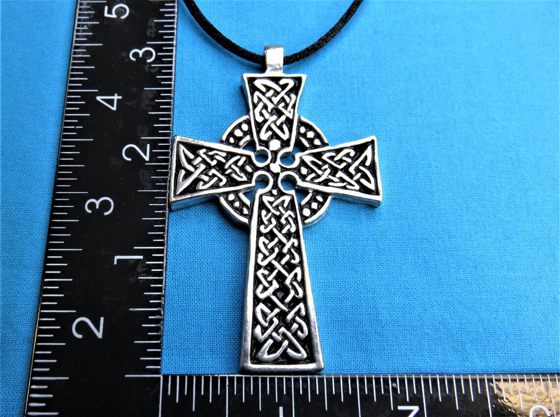 Large Early Rustic Celtic Cross Necklace - Etsy